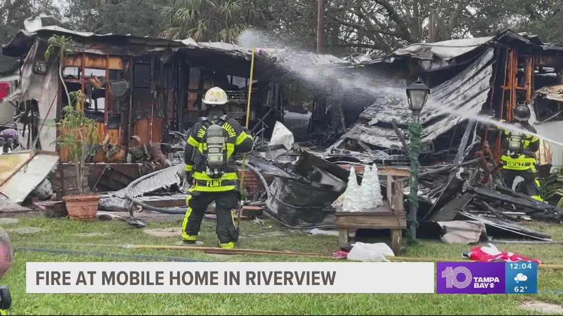 Tampa mobile home destroyed in fire 2 days before Christmas | wtsp.com