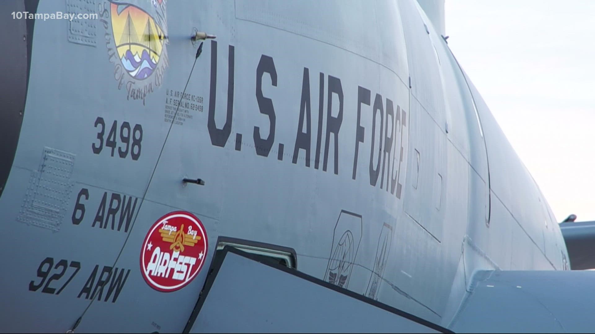 New KC-46A Pegasus aircraft at Tampa Bay AirFest | wtsp.com