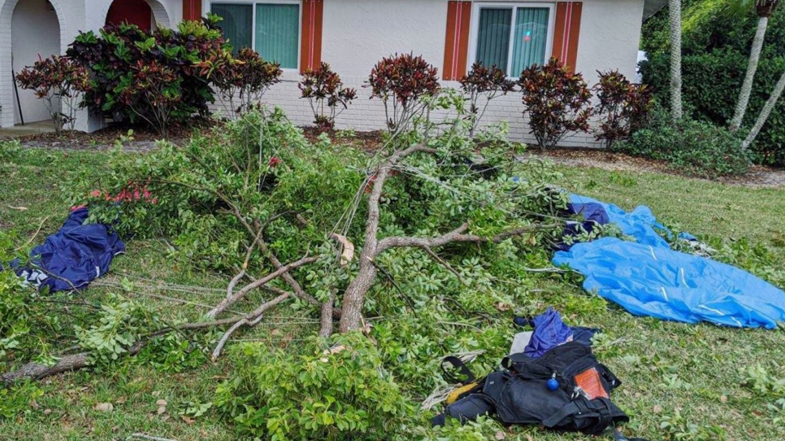Two skydivers survive tandem jump after parachute malfunction | wtsp.com