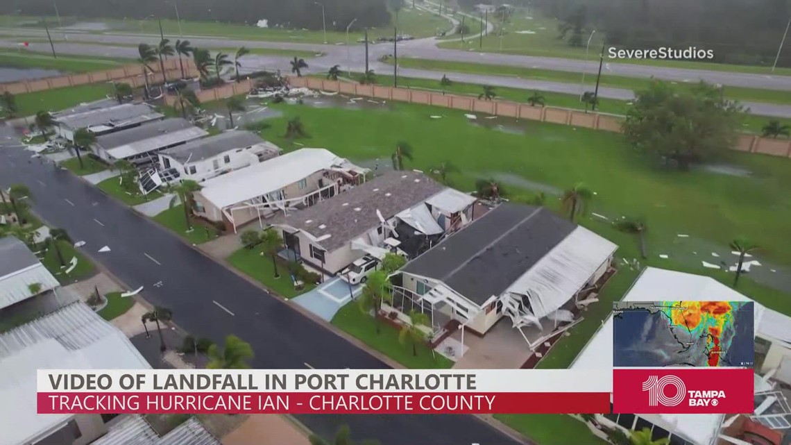 Widespread damage in Charlotte County as Hurricane Ian makes landfall ...