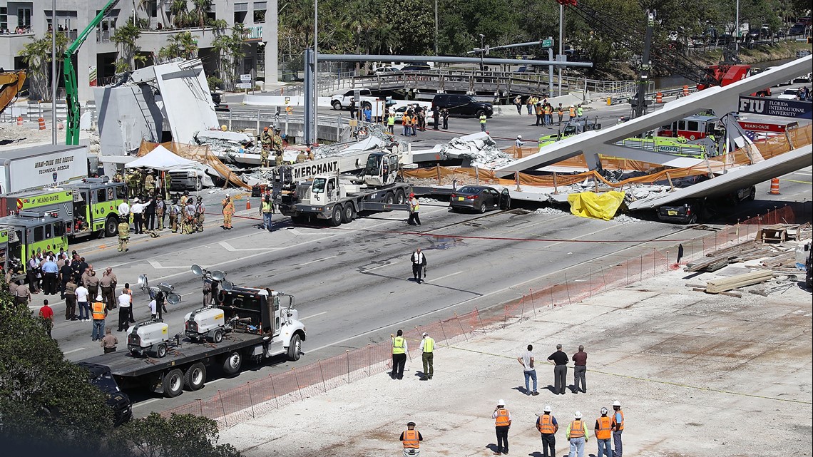 FDOT: Cracking was noticed on FIU bridge two days before collapse ...