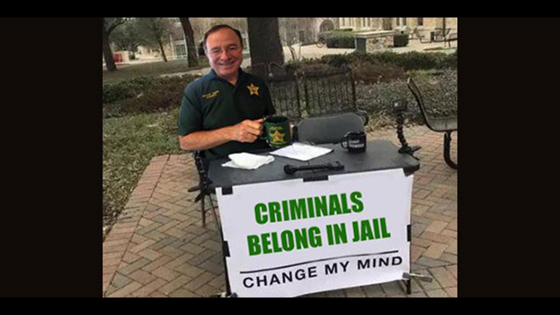 Polk Sheriff Grady Judd has strong "change my mind" meme game | wtsp.com