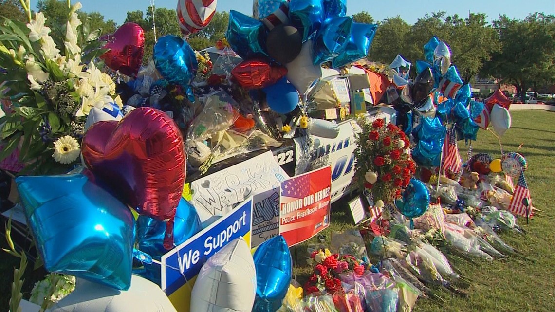 Fallen Dallas police officer remembered as hero who wanted to 'save a ...