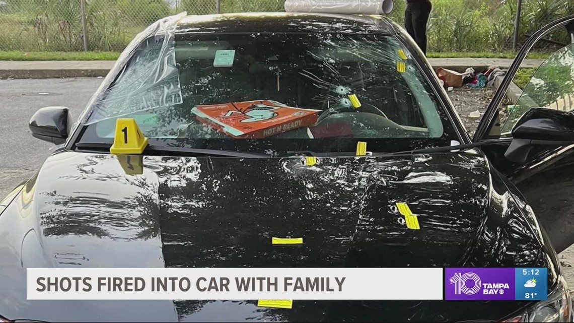 Police: Shots fired into car with family of 5, investigation underway ...