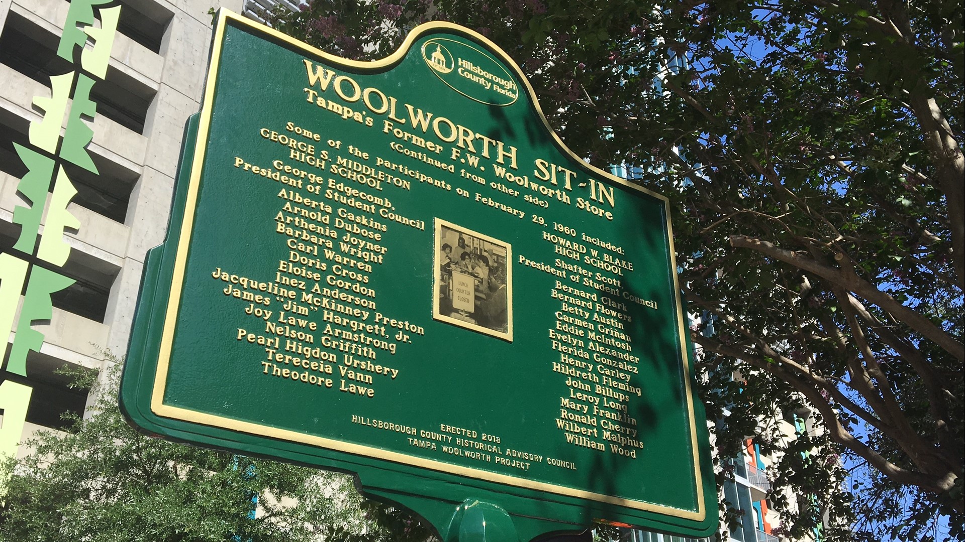 Tampa honors Woolworth sit-in activists with historic marker | wtsp.com