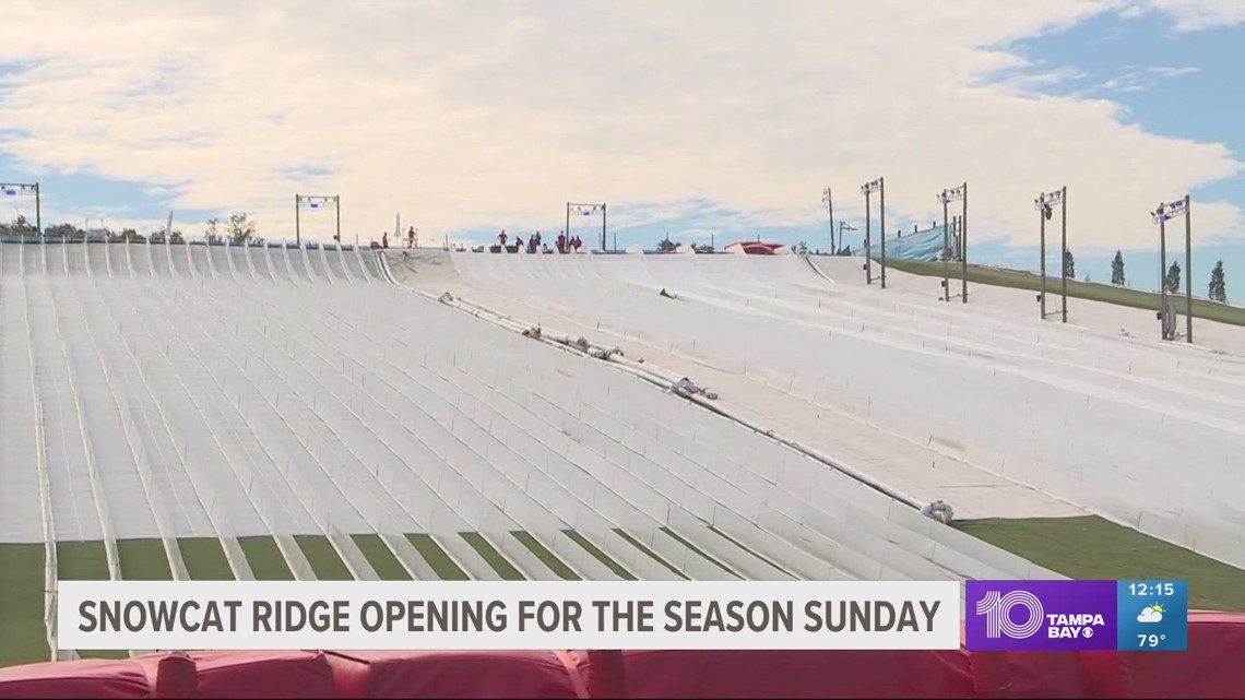 Snowcat Ridge, Florida's first snow park opens for the season on Sunday ...