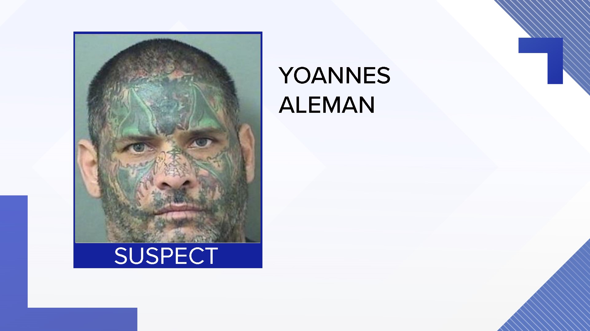 Face tattoos help Fla. deputies arrest suspect in armed carjacking ...