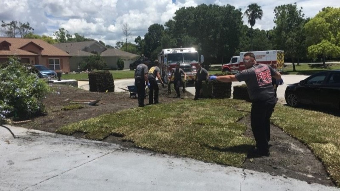 Pasco County man has heart attack laying sod; Fire and rescue crew ...
