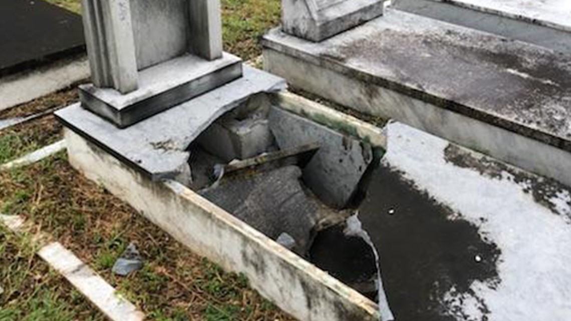 Nearly two dozen tombs damaged at historic Tampa cemetery | wtsp.com
