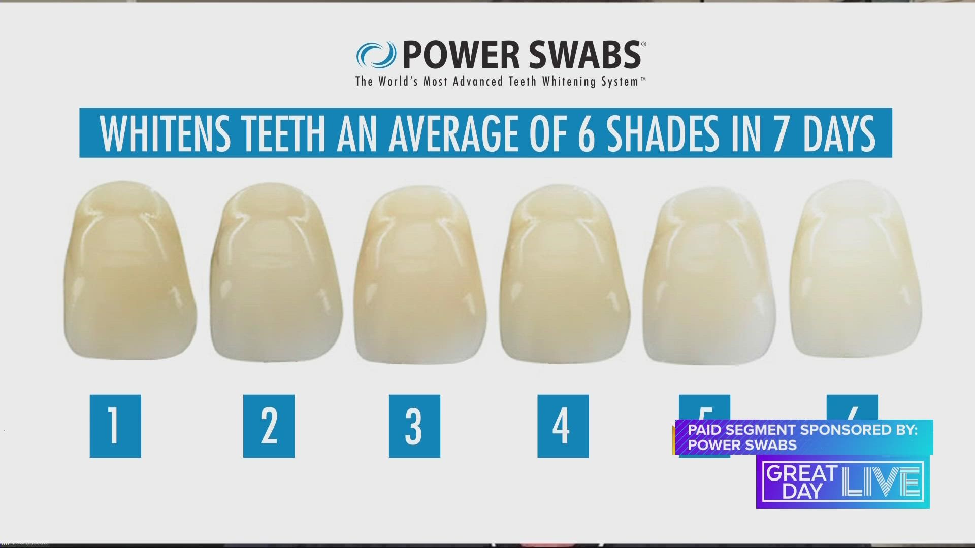 Whiten those teeth with a great deal from Power Swabs | wtsp.com
