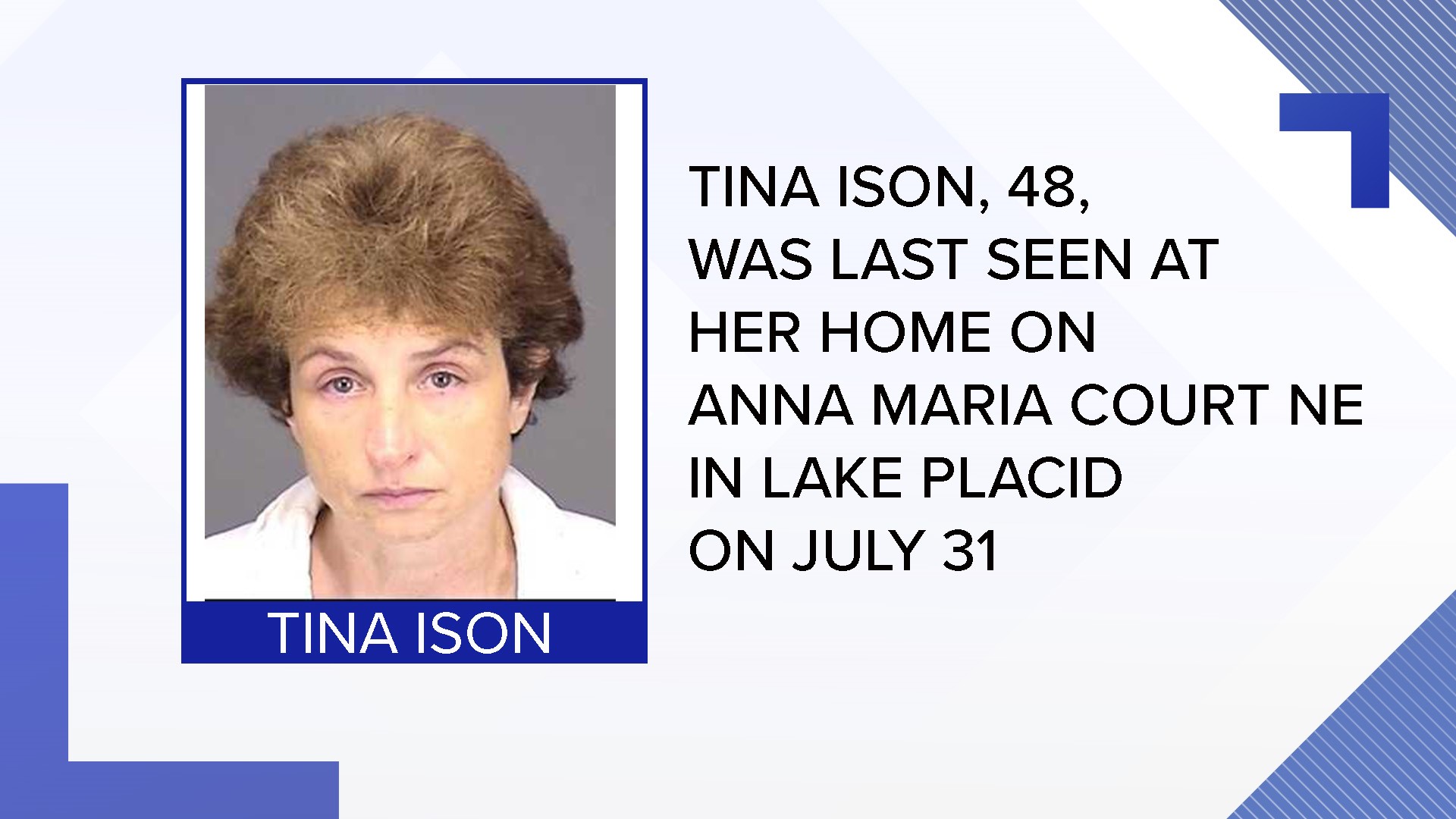 Endangered Lake Placid woman, 48, reported missing | wtsp.com