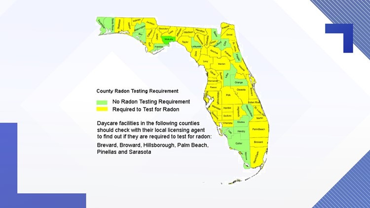 Radon Map Florida Radon Exposure In Your Home Can Cause Lung Cancer