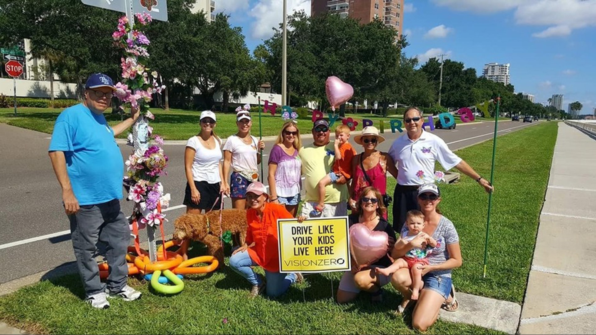 City of Tampa removes temporary memorial for young mom, daughter hit ...