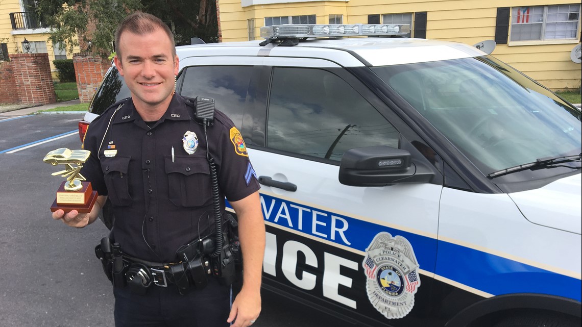 Clearwater corporal's sleuth skills earn him touching award | wtsp.com