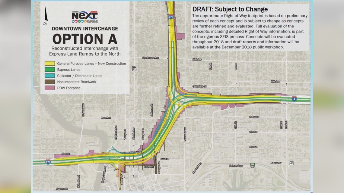 New 3D draft renderings reveal I-275 could expand to 20 lanes wide ...