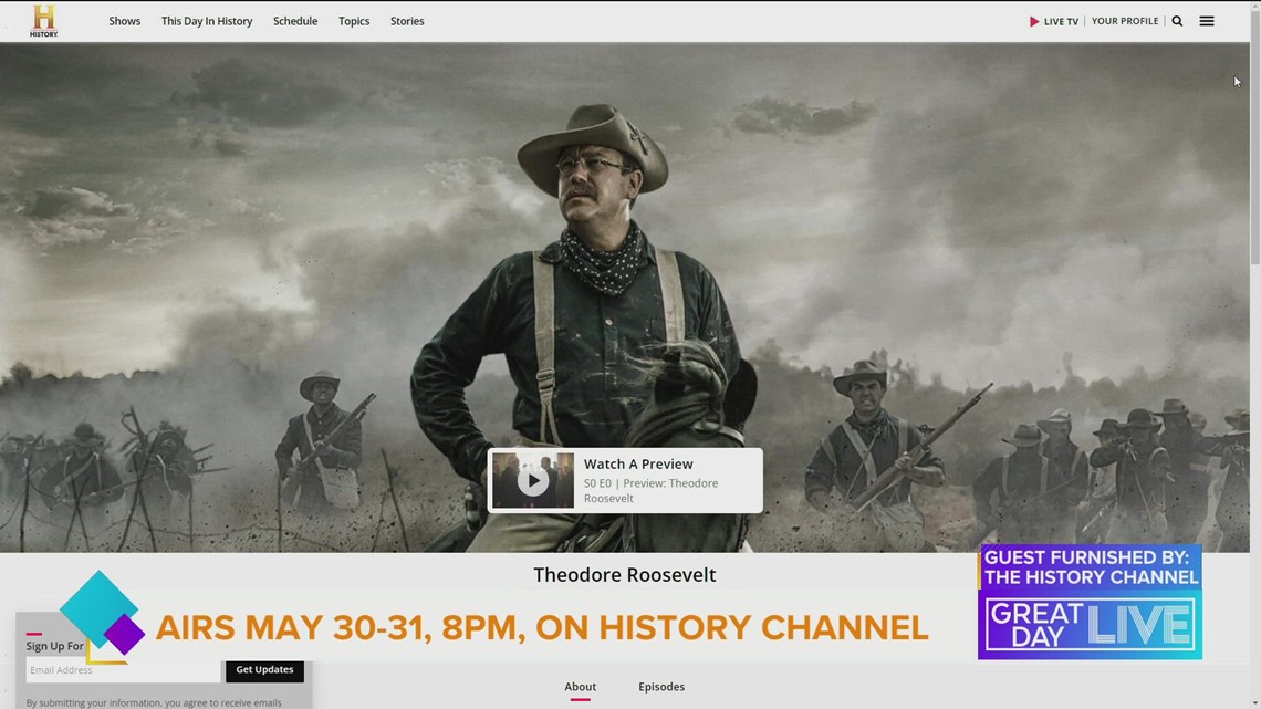 Theodore Roosevelt Documentary | wtsp.com
