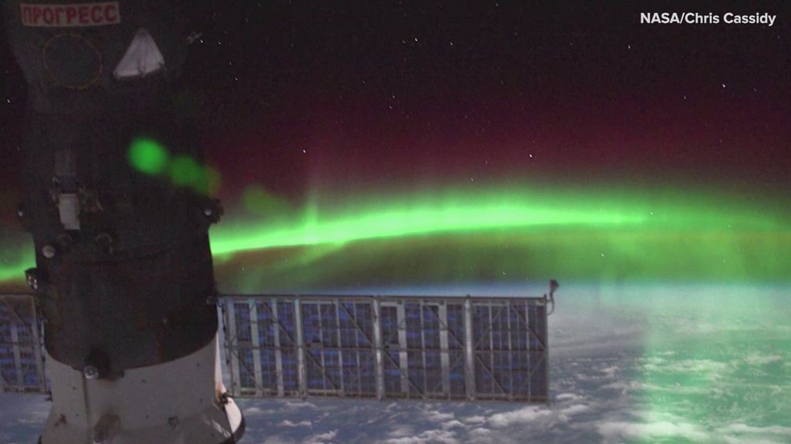 Astronaut captures southern lights from space station | wtsp.com