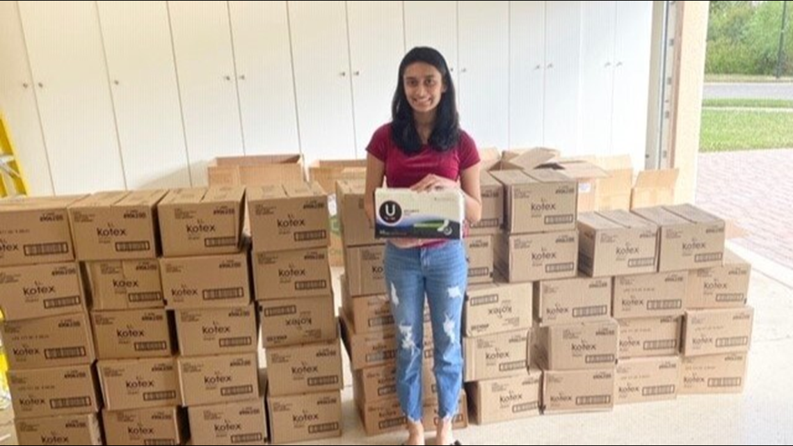 Tampa teen fights period poverty | wtsp.com