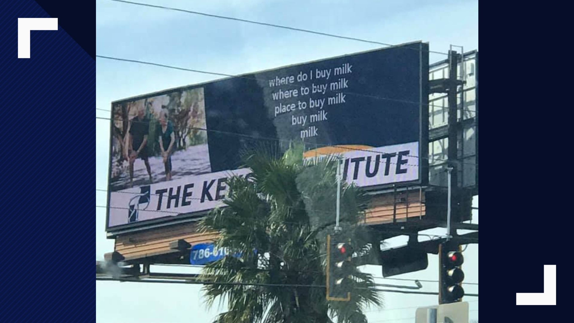 Florida billboard looks hacked with satanic corgi | wtsp.com