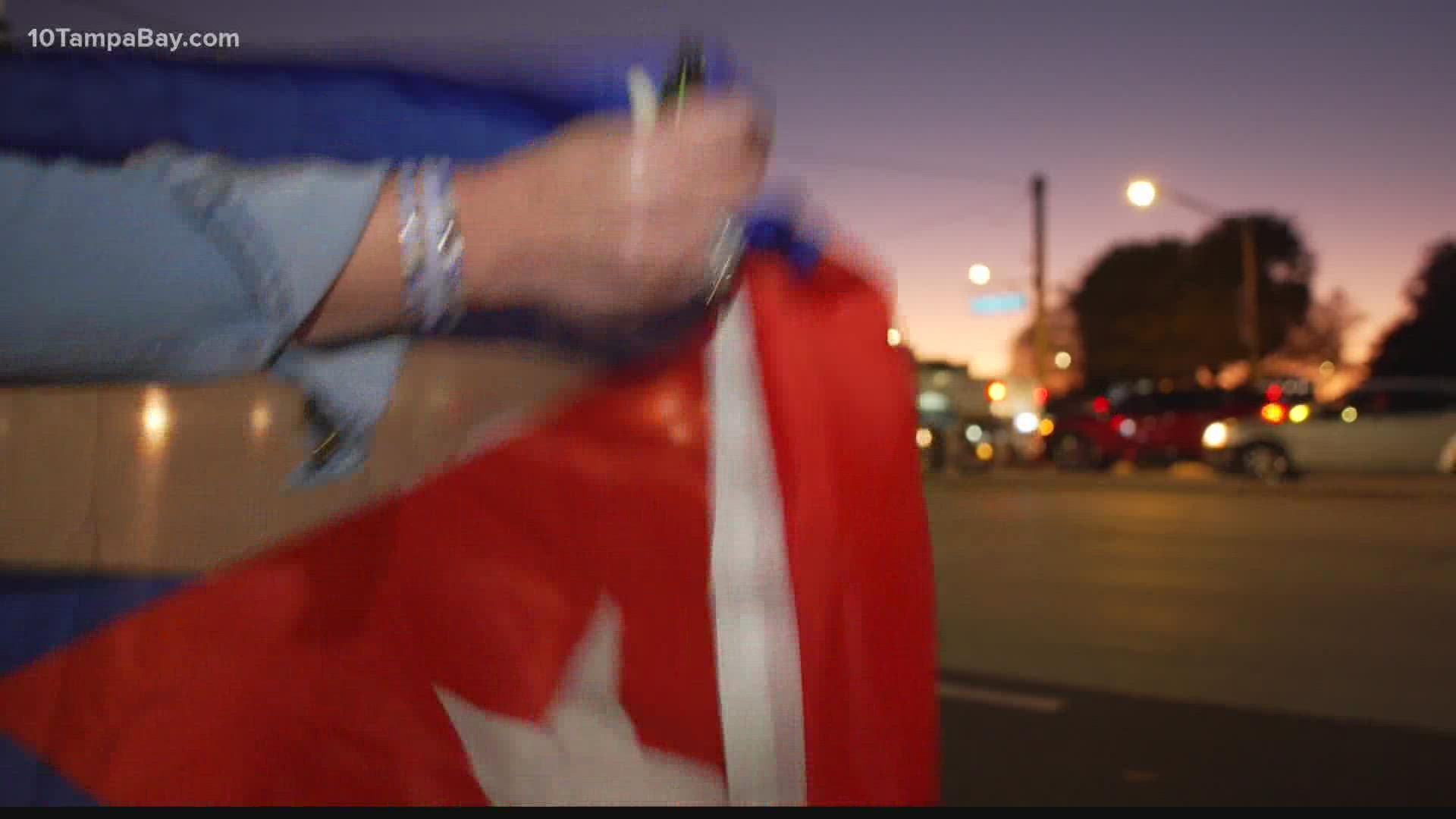 Cuban Americans rally together against oppression and communism | wtsp.com