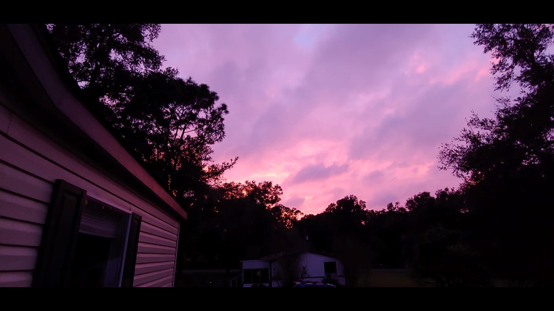 Photos: Florida sky turns purple after Hurricane Michael passes | wtsp.com