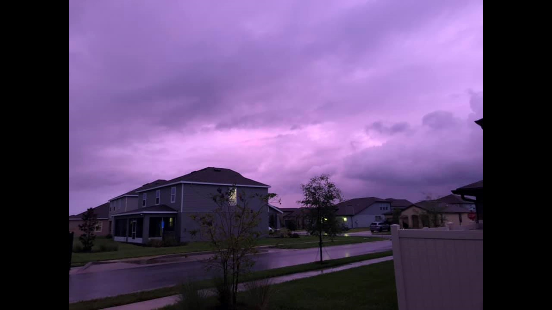 Photos: Florida sky turns purple after Hurricane Michael passes | wtsp.com