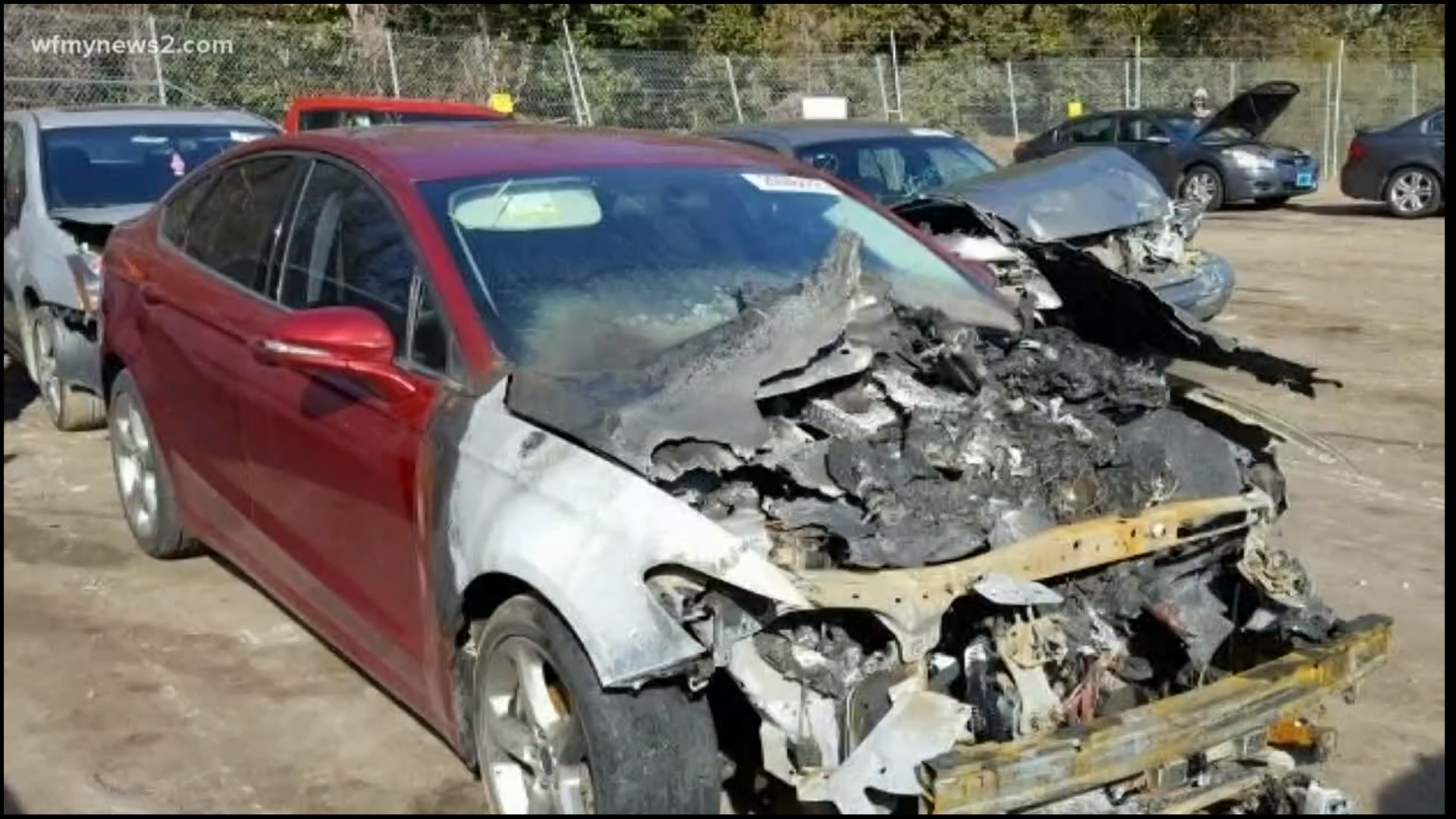 Woman struggles with Ford after car catches on fire | wtsp.com