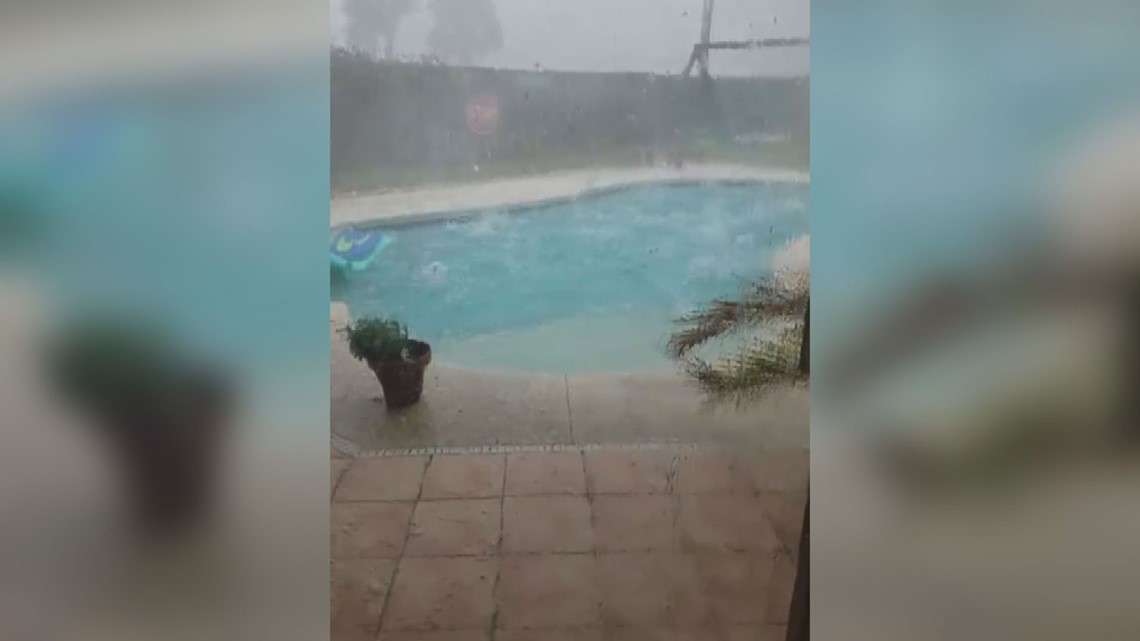 Florida hailstorm starts quietly. Then all hell breaks loose. | wtsp.com