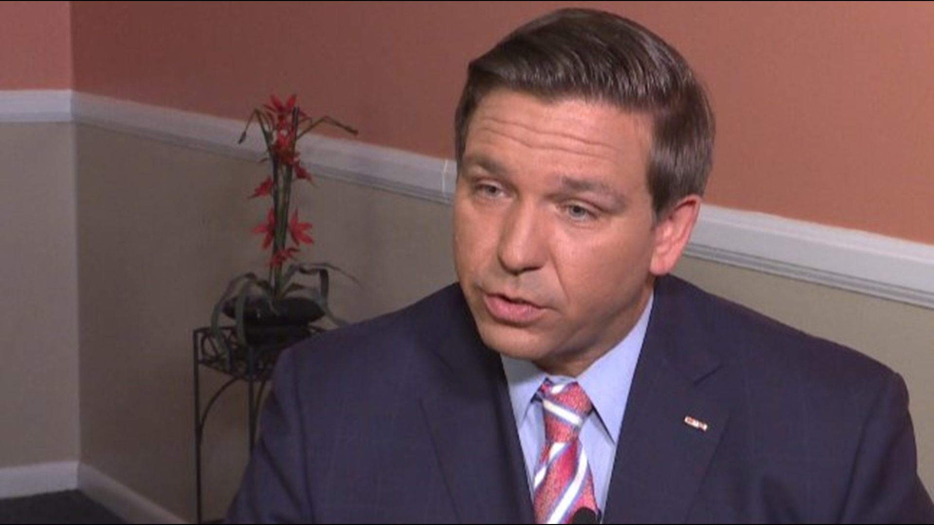 Florida Governor-elect Ron DeSantis meets with President Donald Trump ...