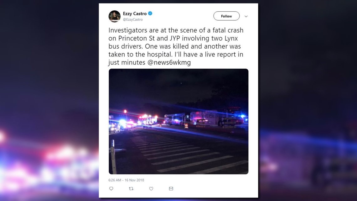 Bus driver dead, another hospitalized after two LYNX buses crash in ...