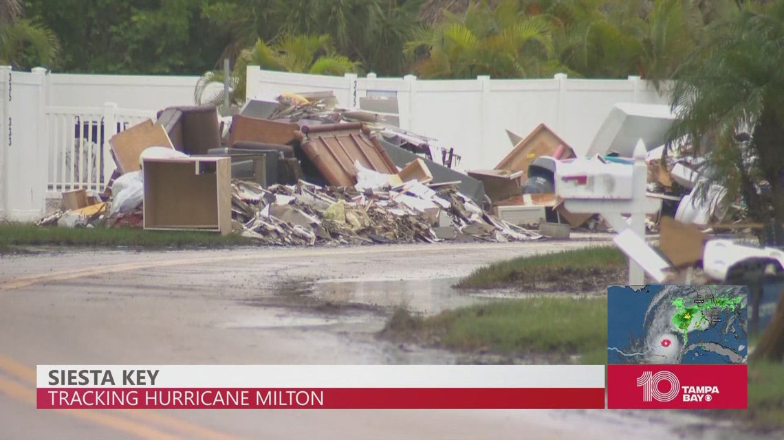 Evacuation orders in effect for all of Siesta Key ahead of Milton ...