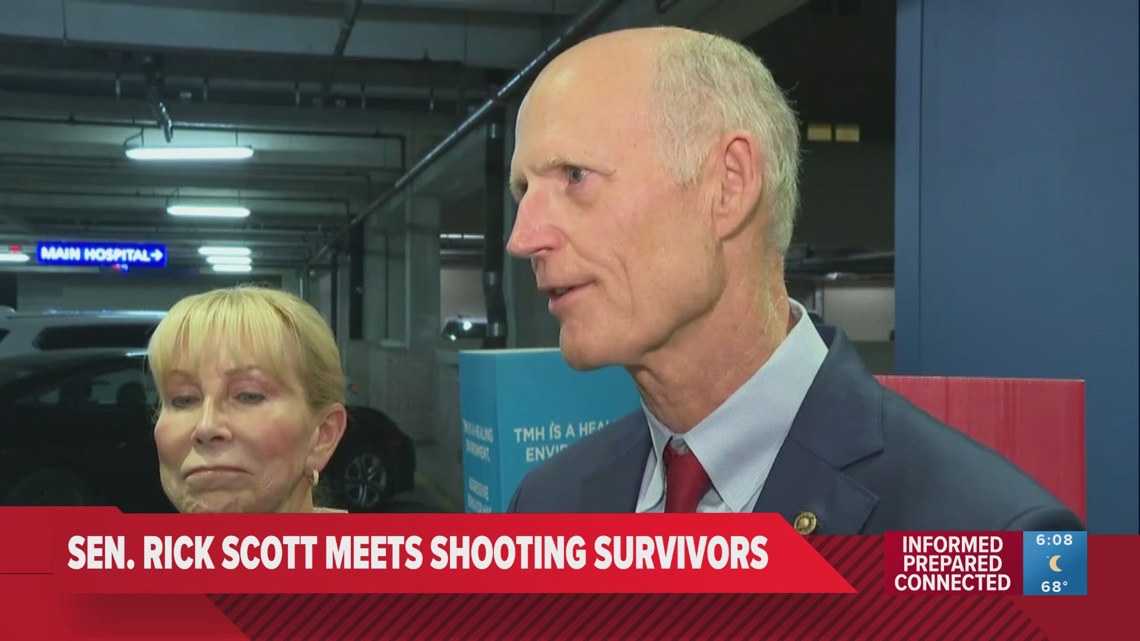 Sen. Rick Scott meets FSU shooting survivors | wtsp.com