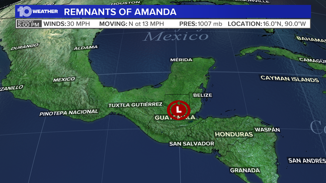 Tropical Storm Amanda: Storms in the Pacific | wtsp.com