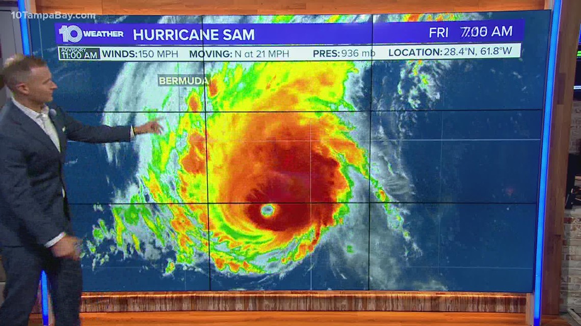 Hurricane Sam, Tropical Storm Victor continues their path in the ...