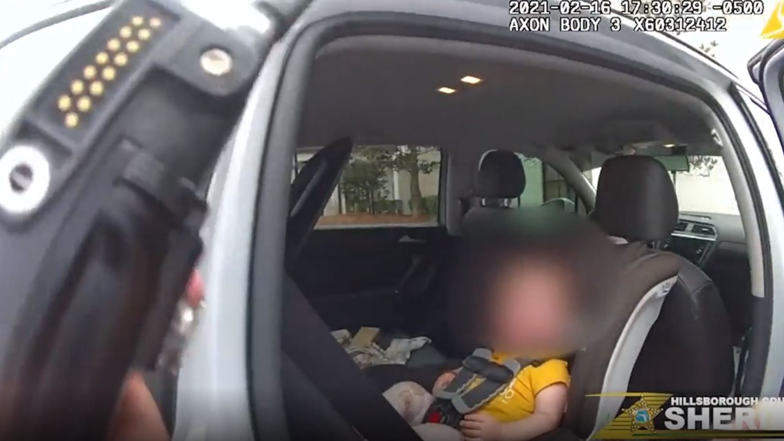Watch: Moment baby Tinnley found caught on camera | wtsp.com