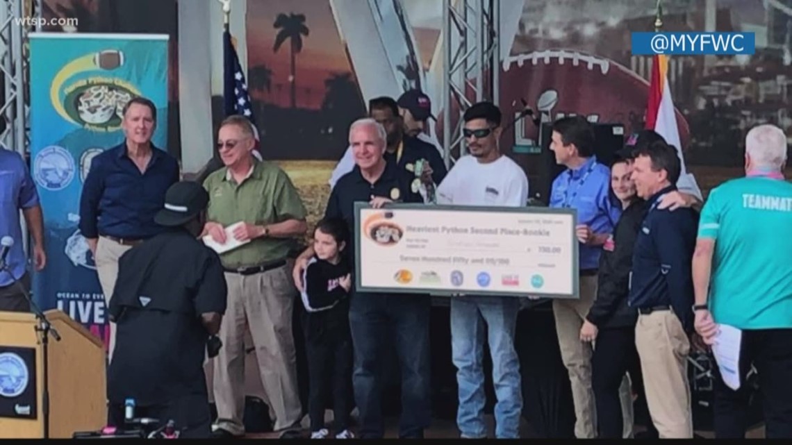 Python Bowl 2020 ends with 80 snakes removed from the Everglades | wtsp.com