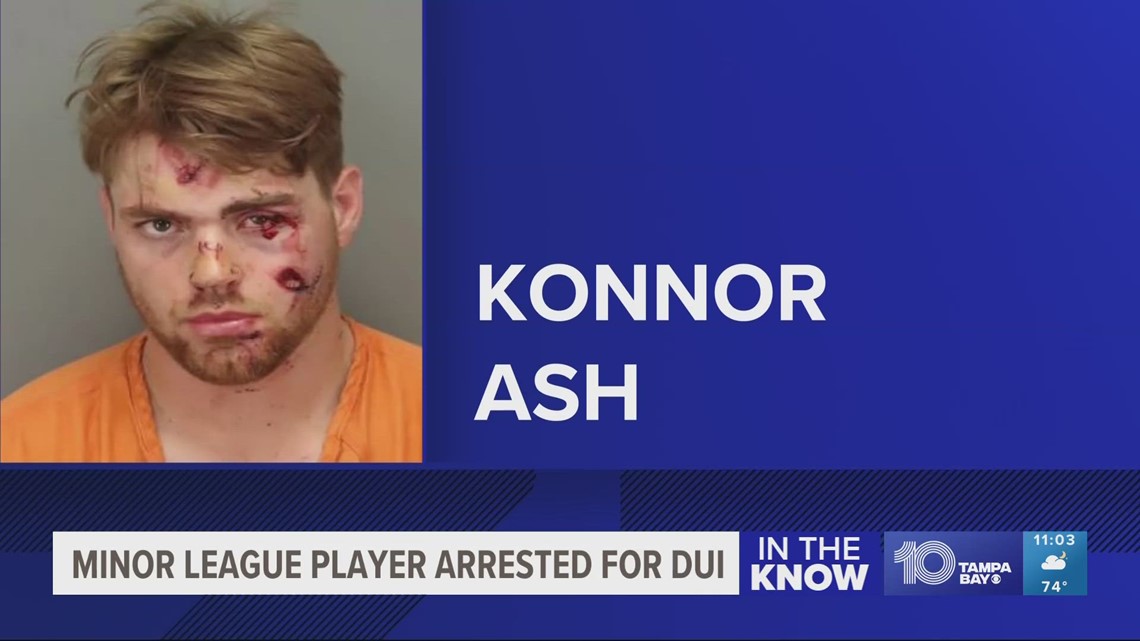 Minor league baseball player accused of drunk driving after crashing on ...