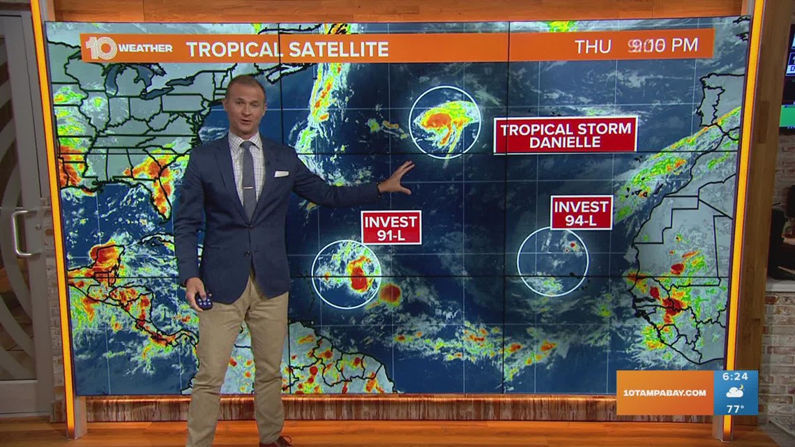 Tracking the Tropics: Tropical Storm Danielle likely to become season's ...