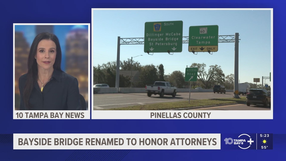 Bayside Bridge new name signs unveiled in Pinellas County | wtsp.com