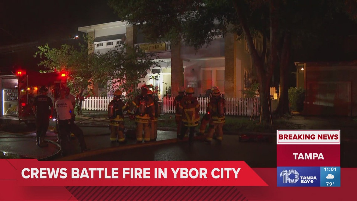 Tampa fire crews respond to fire at Ybor City Lofts | wtsp.com
