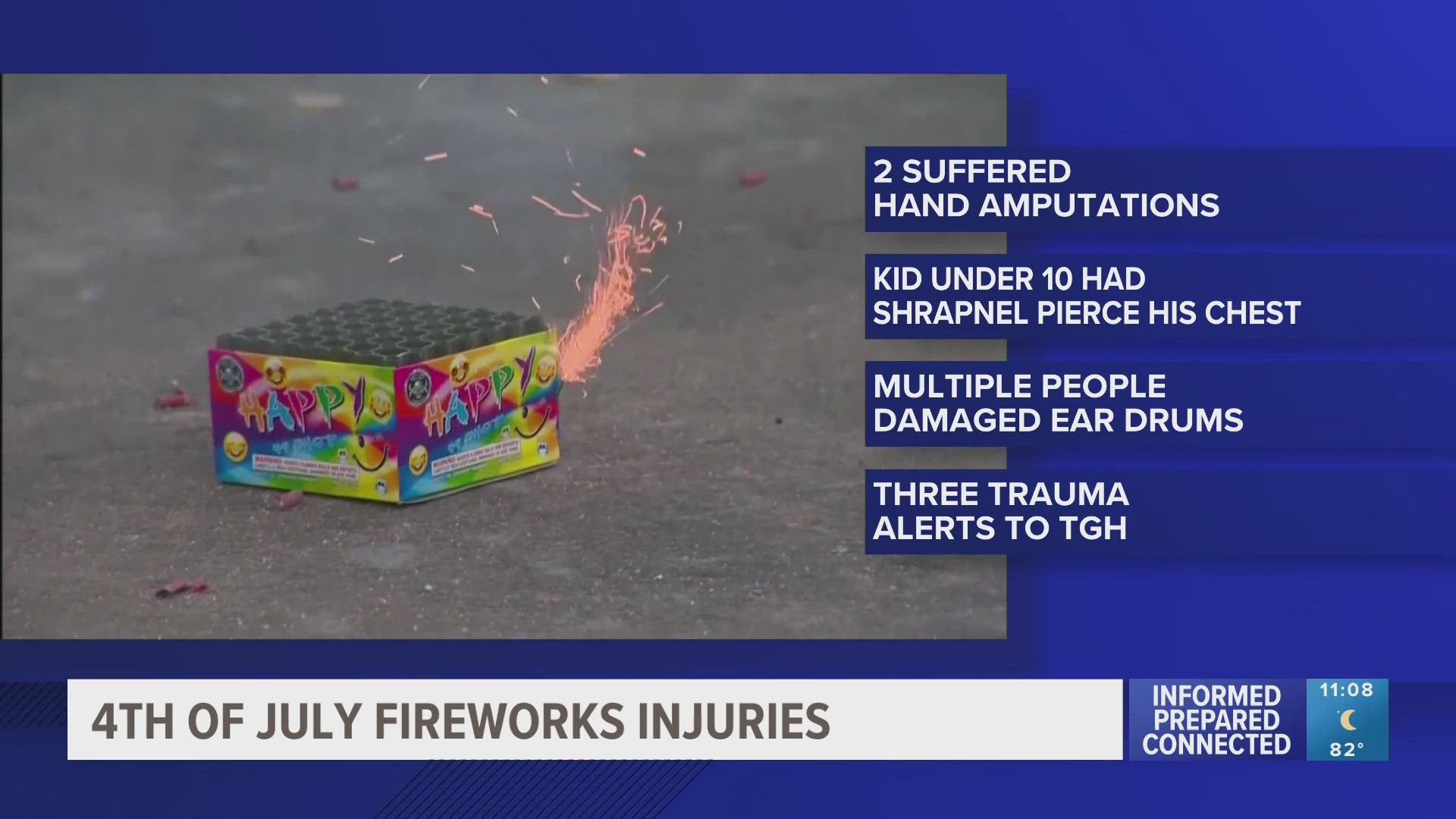 Multiple people injured from fireworks in Hillsborough County | wtsp.com