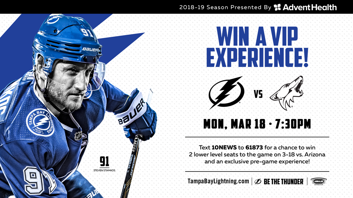 Win a VIP Lightning Experience! | wtsp.com