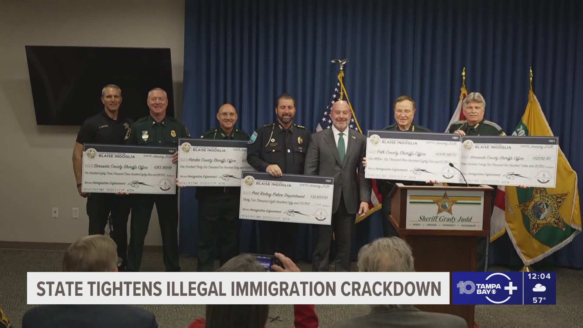 Florida CFO rewards Tampa Bay-area law enforcement with new funding due ...
