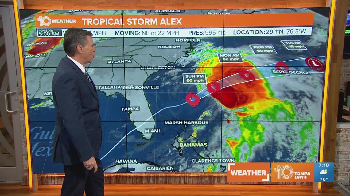 Tracking the Tropics: Tropical Storm Alex expected to die out in the ...