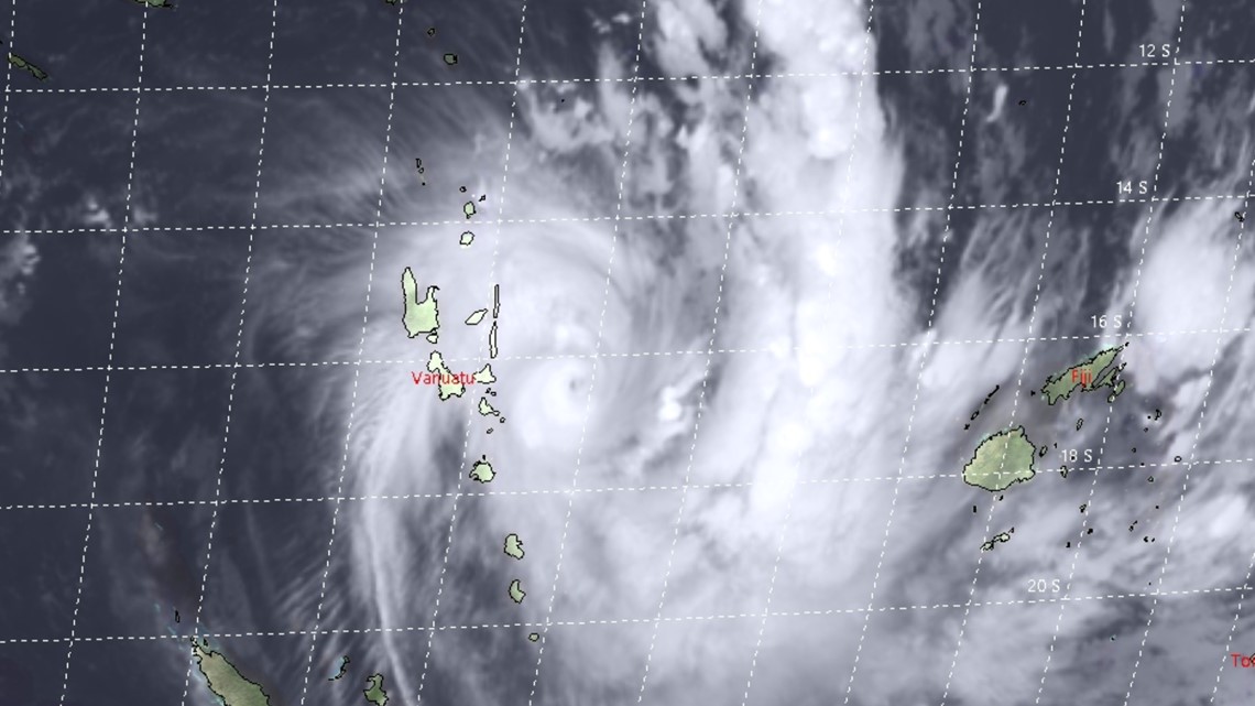 Cyclone Herald makes landfall in Vanuatu as a Category 5 storm | wtsp.com