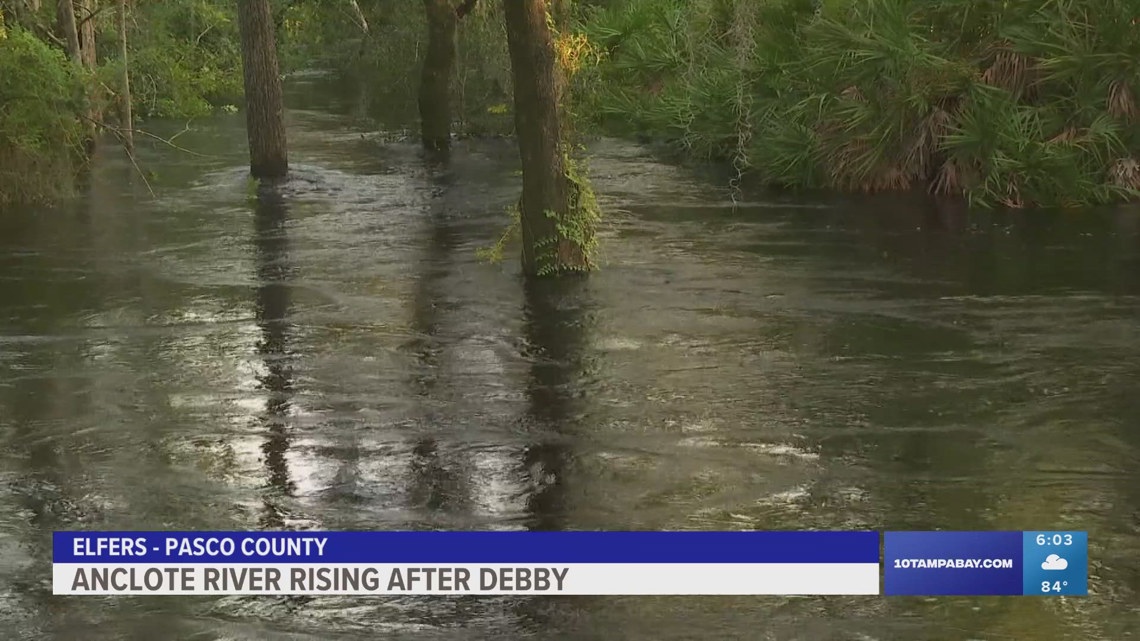 Anclote River rising after Hurricane Debby | wtsp.com