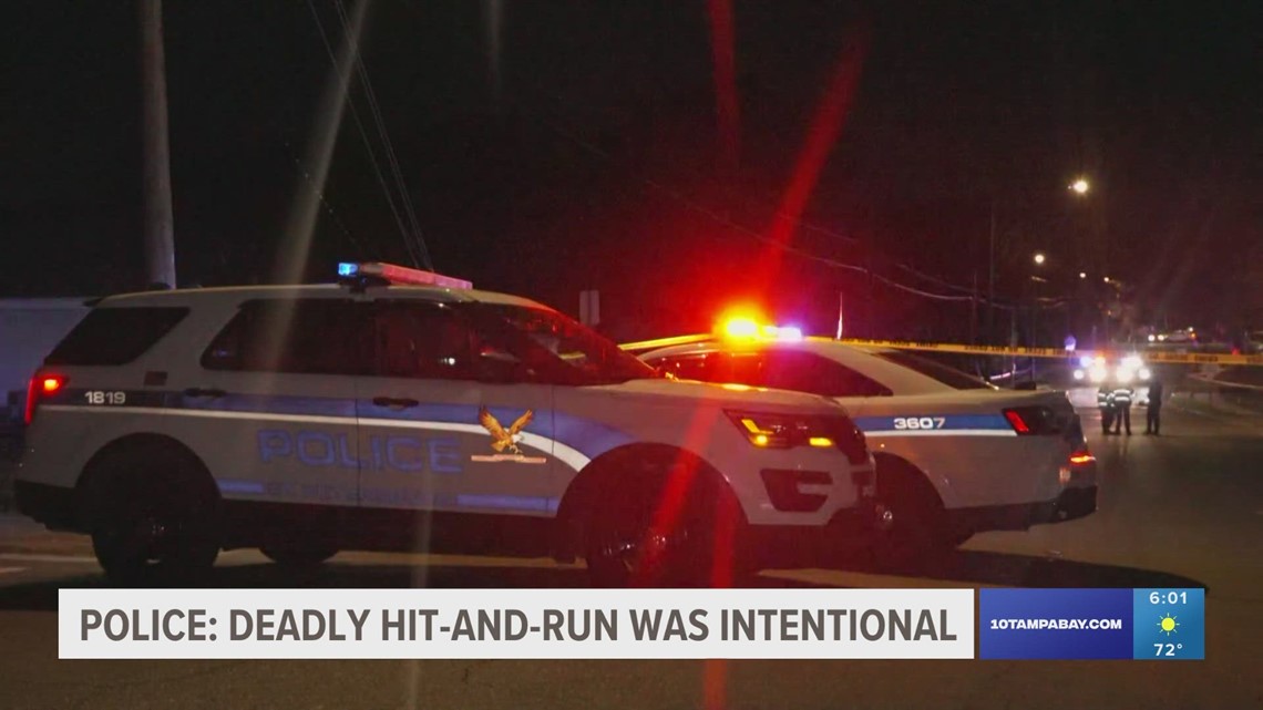 Deadly hit-and-run near St. Petersburg was intentional, police say | wtsp.com