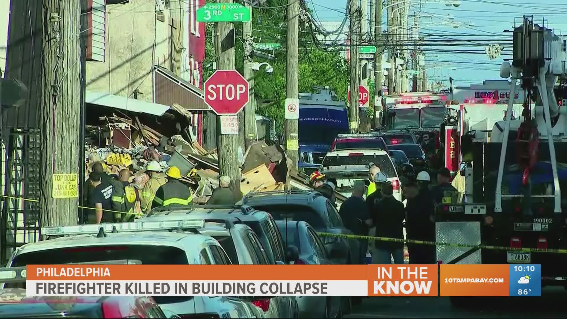 Philadelphia building collapse: 1 firefighter dead | wtsp.com
