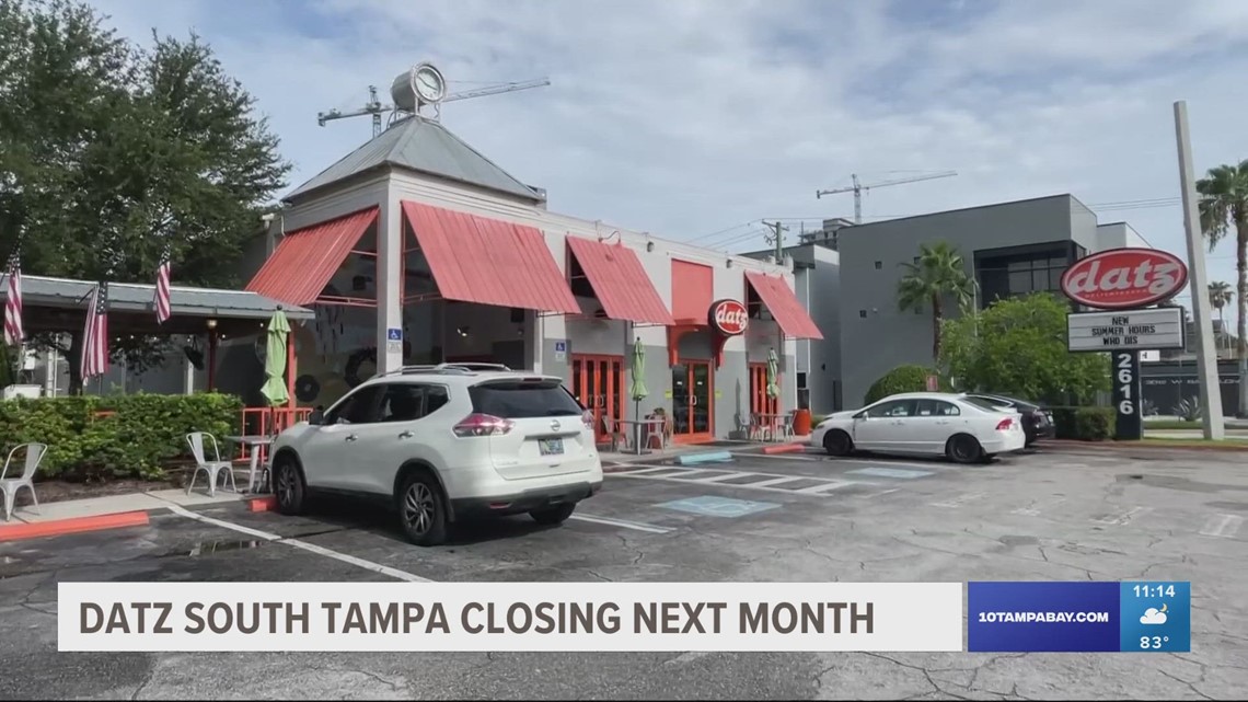 Datz to close doors of Tampa location after 14 years of service | wtsp.com