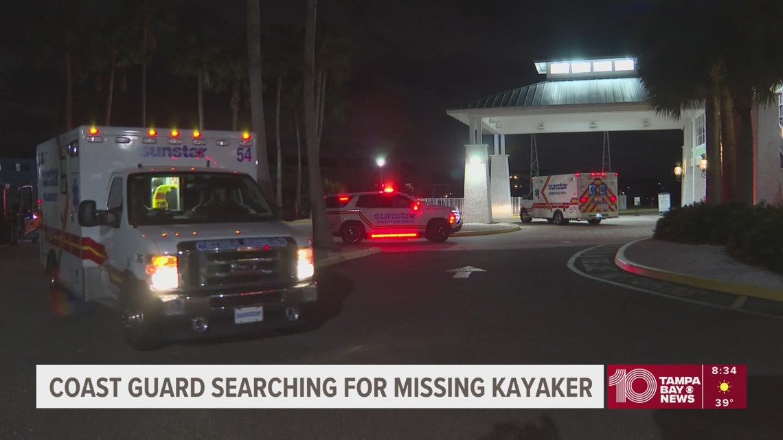 Coast Guard continues search for missing kayaker off Honeymoon Island ...